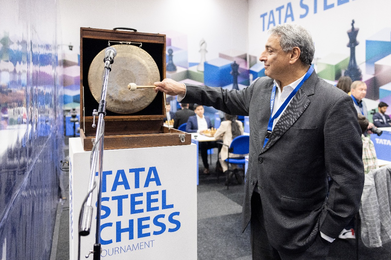 Tata Steel MD TV Narendran Visits Tata Steel Chess Tournament In Wijk ...